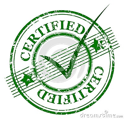 Selo Certificado Imagens de Stock - Imagem: 9455434