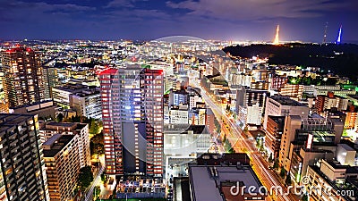 Sendai Japan Skyline Royalty Free Stock Image - Image: 30204366