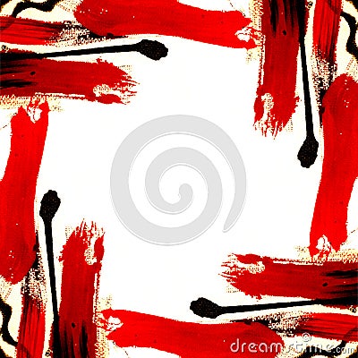 Sensitive Acrylic Colors And White Background Stock Image ...