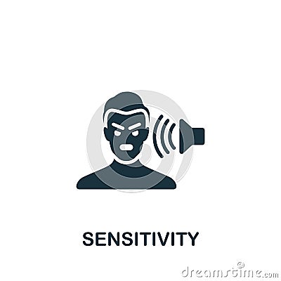 Sensitivity Icon. Monochrome Simple Sign From Core Values Collection ...