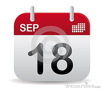 Sep Calendar Stand Up Stock Photos - Image: 16034023