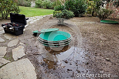 Septic System Leaks Royalty Free Stock Photos - Image: 19443808