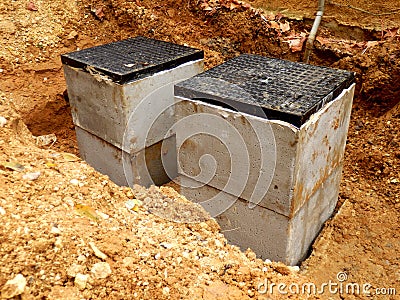 Septic Tank Inspection Hatch Royalty Free Stock Images - Image: 35327319
