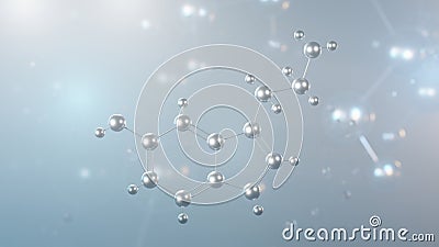 Serotonin Molecular Structure, 3d Model Molecule, Monoamine ...