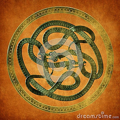 Serpent Celtic Knot Stock Illustration - Image: 41992637