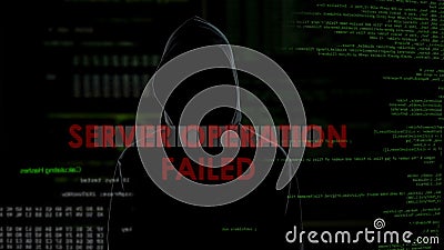 Server Operation Failed, Unsuccessful Hacking Attempt, Disappointed ...