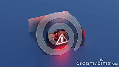 Server Room Failure Warning, Cyber Attack On Servers, Server Room ...