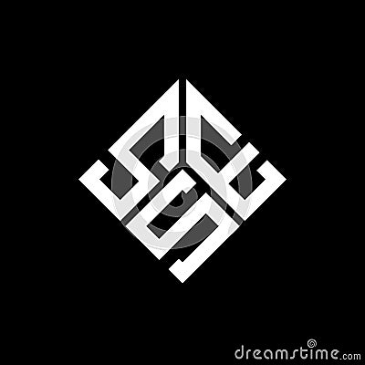 SES Letter Logo Design On Black Background. SES Creative Initials ...