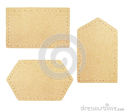 Set Of Cardboard Labels Royalty-Free Stock Photography | CartoonDealer ...