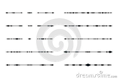 Set Of Dividers Vector Illustration | CartoonDealer.com #271609628