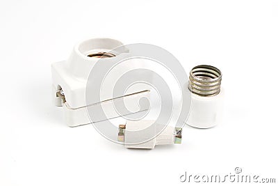 Set Electrical Cutout Cartridge Ceramic Fuse Holder And Diazed Royalty ...