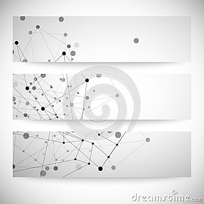 Set Of Gray Backgrounds For Communication, Cartoon Vector ...