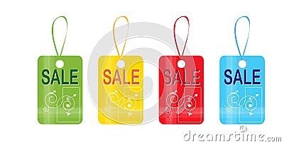 Set Of Labels Cartoon Vector | CartoonDealer.com #9694433