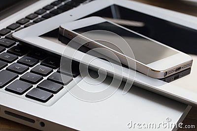 Set Of Modern Computer Devices Stock Photo - Image: 45790792