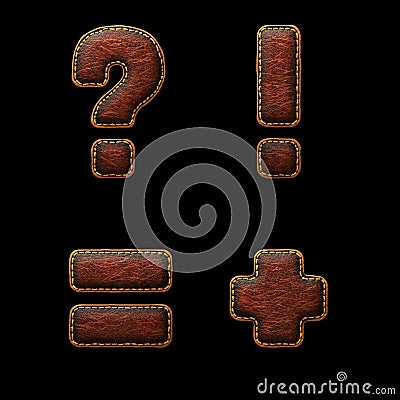 Set Of Symbols Question Mark, Exclamation Mark, Equals, Plus Made Of ...