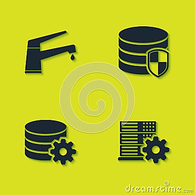 Set Water Tap, Server Setting, Setting Database Server And Database ...