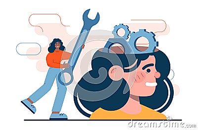 Setting And Optimization Concept. Idea Of Improvement, Change Or Repair ...