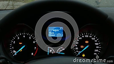 Setting Up the Car`s Functions Using the on-board Computer Screen ...