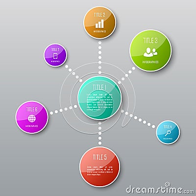 Seven Steps Infographics Vector Illustration | CartoonDealer.com #85476468