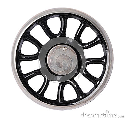 Sewing Machine Wheel Stock Photo - Image: 4455680