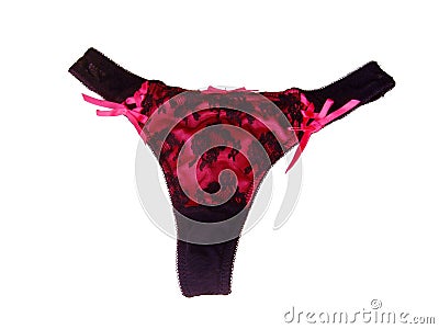 Sexy Pink And Black G-string Royalty Free Stock Photos - Image: 5565678