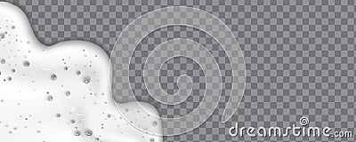 Bath Foam Isolated On Transparent Background. Shampoo Bubbles Texture ...