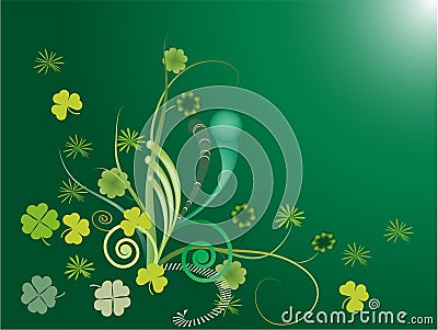 Shamrock And Swirl Royalty-Free Illustration | CartoonDealer.com #7698831