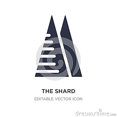 The Shard Icon On White Background. Simple Element Illustration From ...
