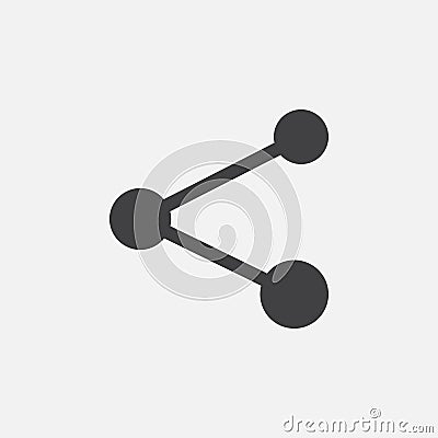 Share Icon, Logo Illustration, Group Pictogram Isolated On White ...