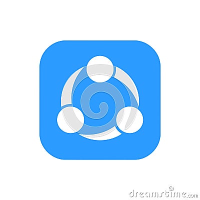 Shareit Sharingan Logo On White Background Editorial Photo ...