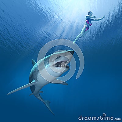 Shark Attack! Royalty Free Stock Image - Image: 13957106