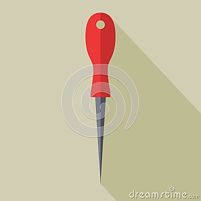 Sharp Awl Tool Cartoon Vector | CartoonDealer.com #89314963