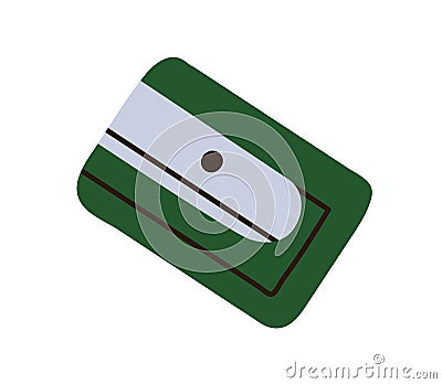 Sharpener, Plastic Tool With Metal Blade. Sharp Pencil Pointer, Parer ...