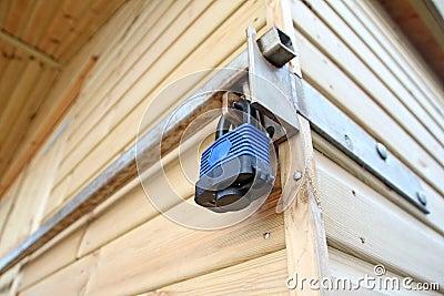 Shed Security Lock Stock Images - Image: 32427204