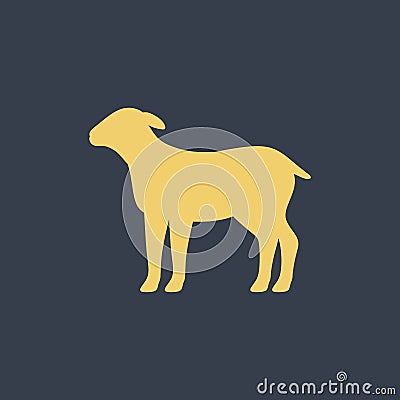 Sheep, Lamb, Symbol Of Sacrifice And Obedience Cartoon Vector ...