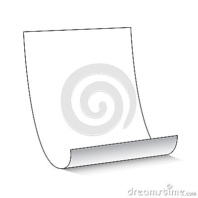 Sheet Of Paper Vector Illustration | CartoonDealer.com #4168898