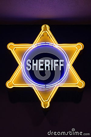 Sheriff Sign Royalty-Free Stock Photography | CartoonDealer.com #2394113