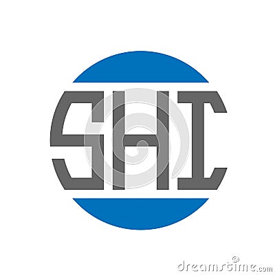 SHI Letter Logo Design On White Background. SHI Creative Initials ...