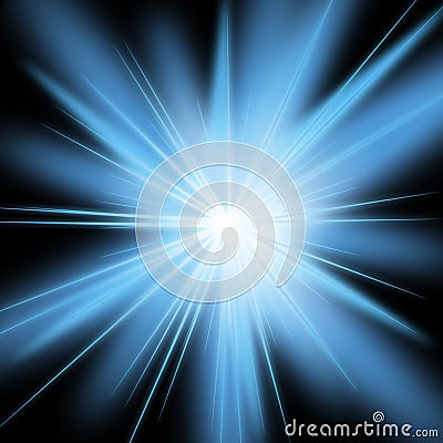 Shining Blue Star Royalty Free Stock Photos - Image: 8507618