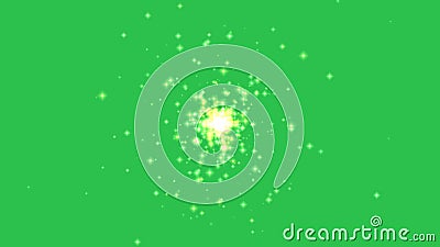 Shining Glitter Particles on Green Screen Background Motion Graphic ...