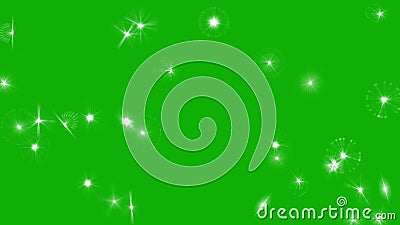 Shining Magic Sparkles Motion Graphics with Green Screen Background ...