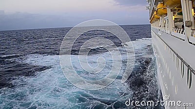 Ship Sides stock footage. Video of splashing, ripple - 94856252