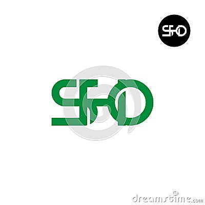 SHO Logo Letter Monogram Design Vector Illustration | CartoonDealer.com ...