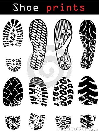 Shoe Prints Royalty Free Stock Photo - Image: 12079245