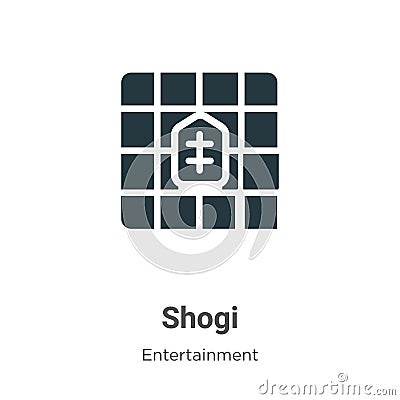 Shogi Vector Icon On White Background. Flat Vector Shogi Icon Symbol Sign From Modern ...