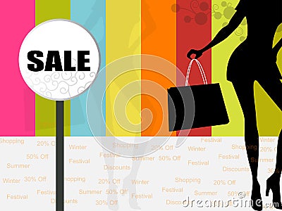 Shopping Background Royalty Free Stock Photography - Image: 20636277