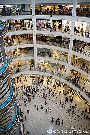 Guangzhou, Grandview Mall editorial image. Image of crossing - 20615530