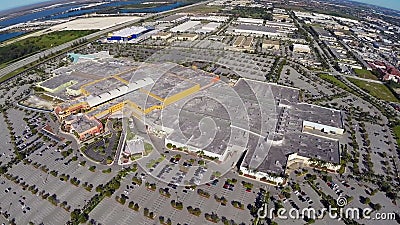 Shopping mall stock video. Video of building, elevation - 36910432