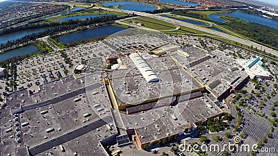 Shopping mall stock video footage. Video of drone, altitude - 36910646