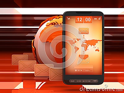 Short Message Service (SMS) - Concept Illustration Stock Image - Image ...